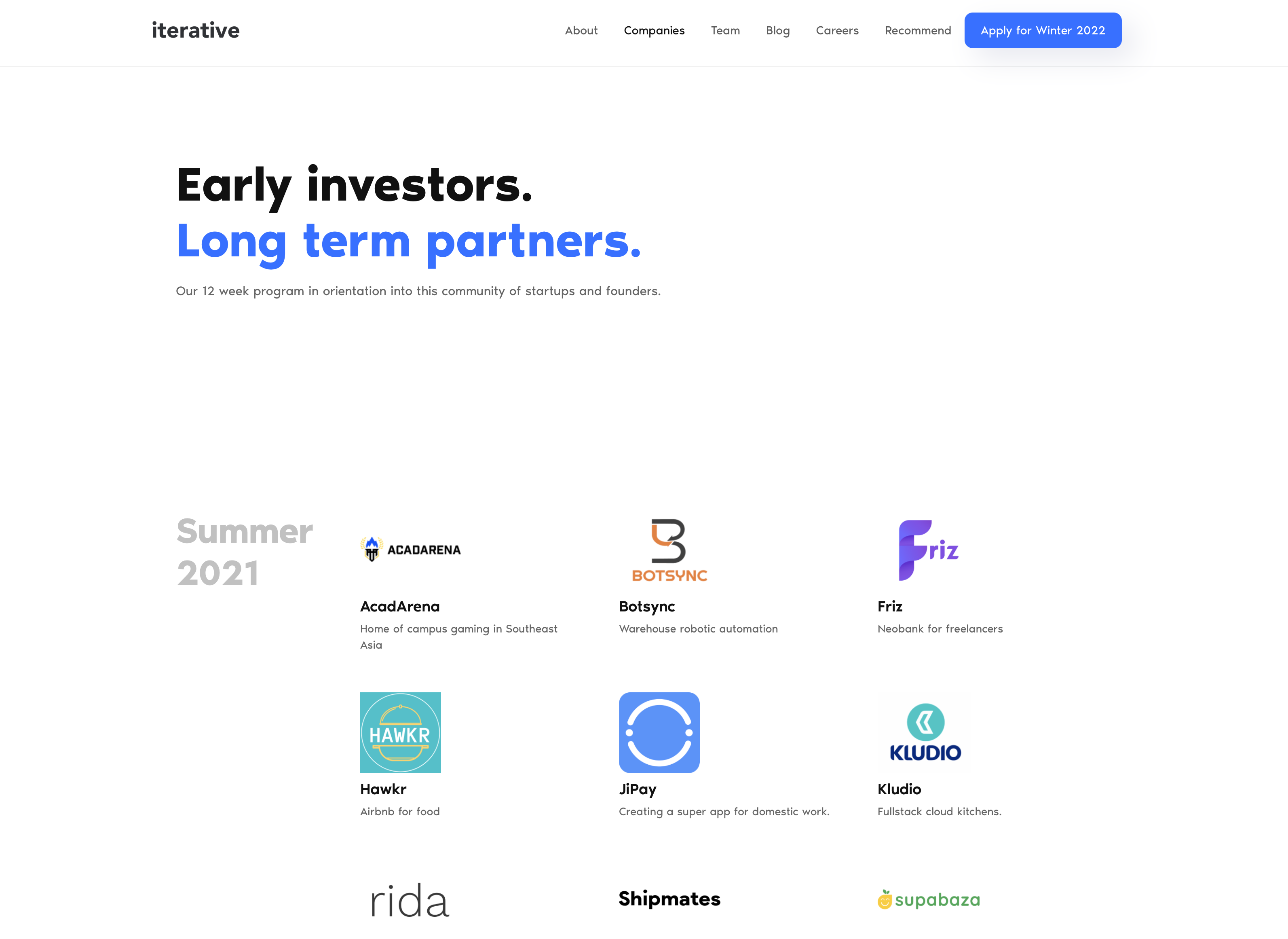 Companies | Iterative